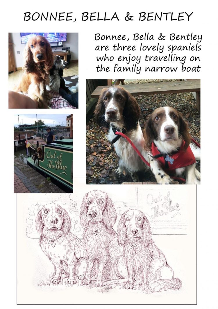 Bonnee, Bella and Bentley – Jill Michelle Art
